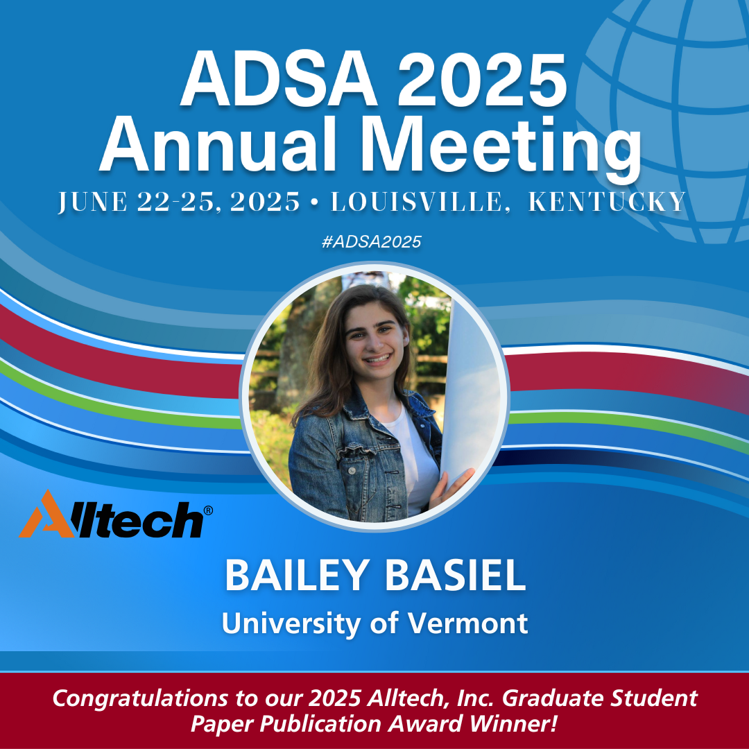 American Dairy Science Association > About ADSA > Awards > 2025 > Award-Basiel